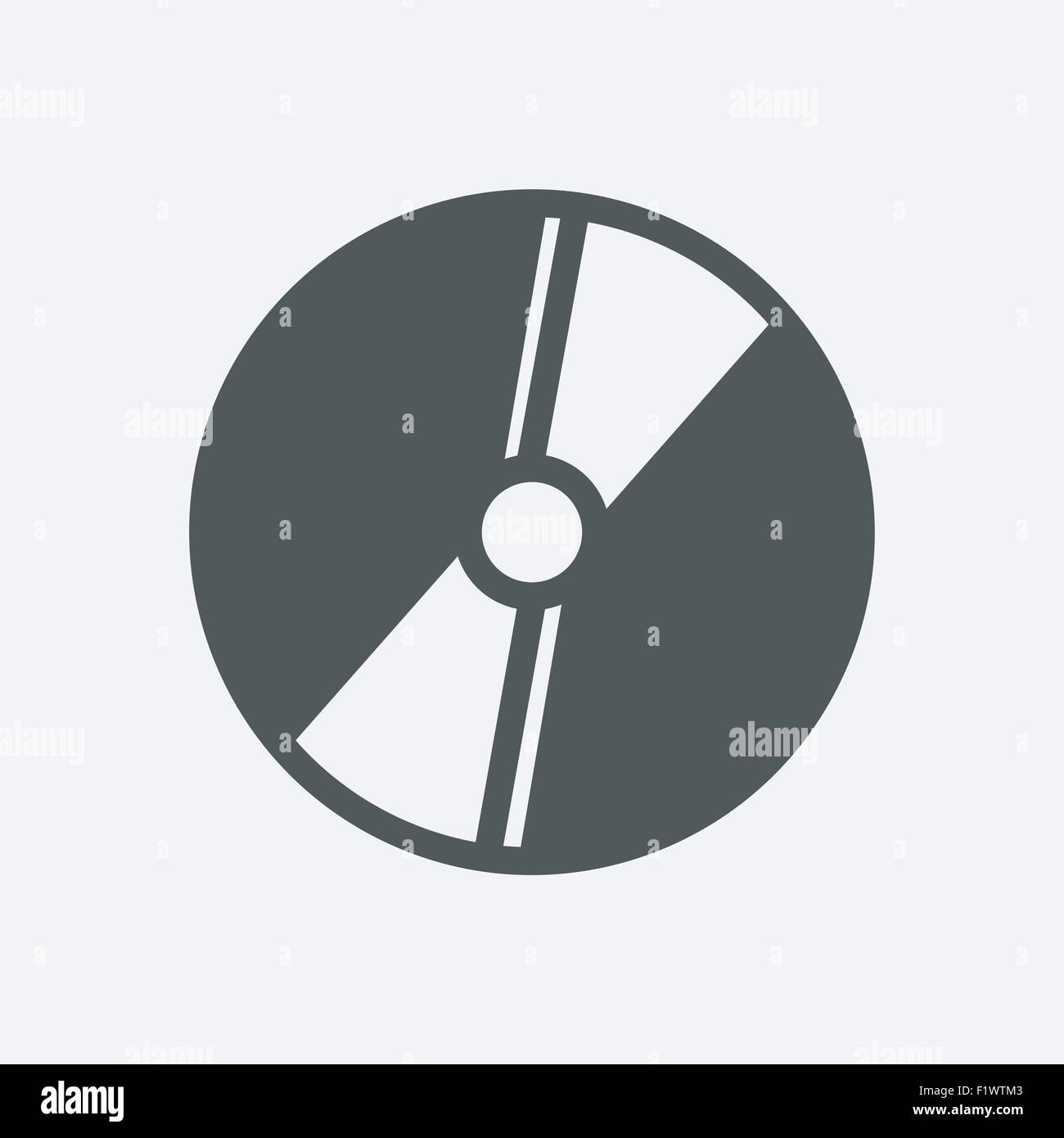 compact disc on white background. Vector illustration Stock Vector ...