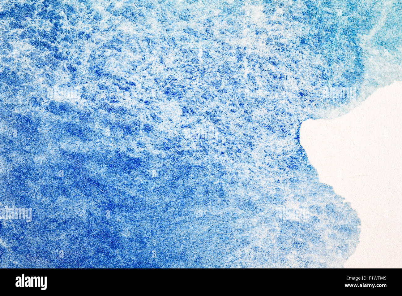 Abstract hand drawn blue watercolor background Stock Photo - Alamy