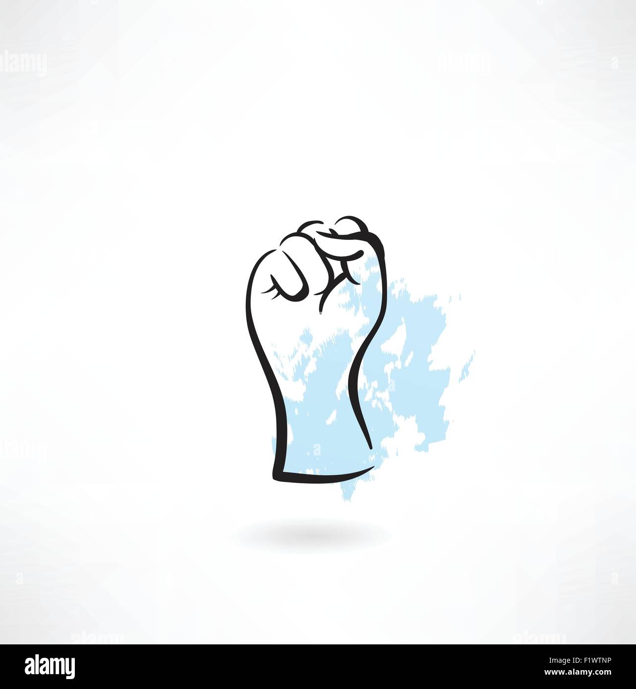 human fist grunge icon Stock Vector Image & Art - Alamy