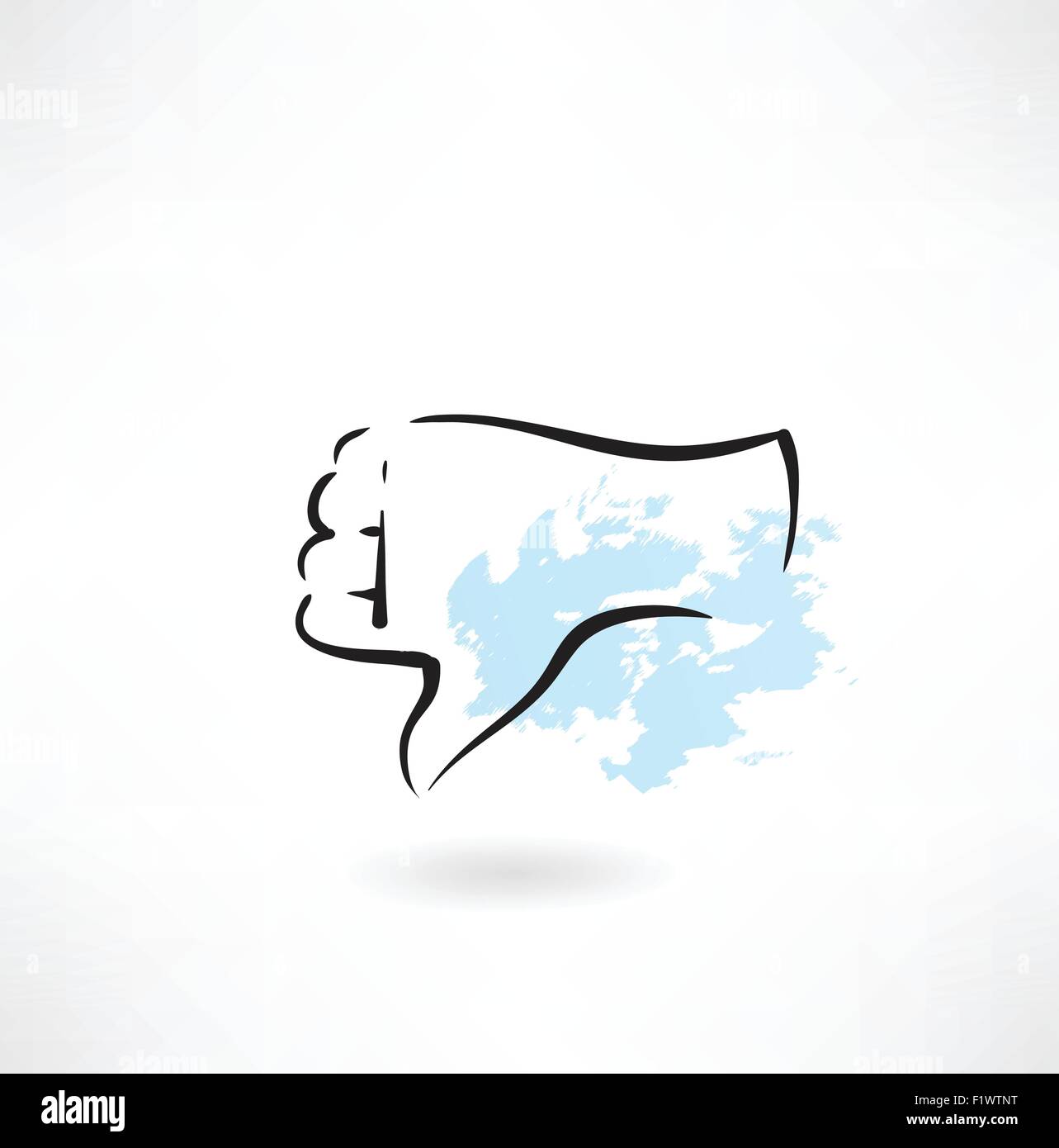 Thumb down icon hi-res stock photography and images - Alamy