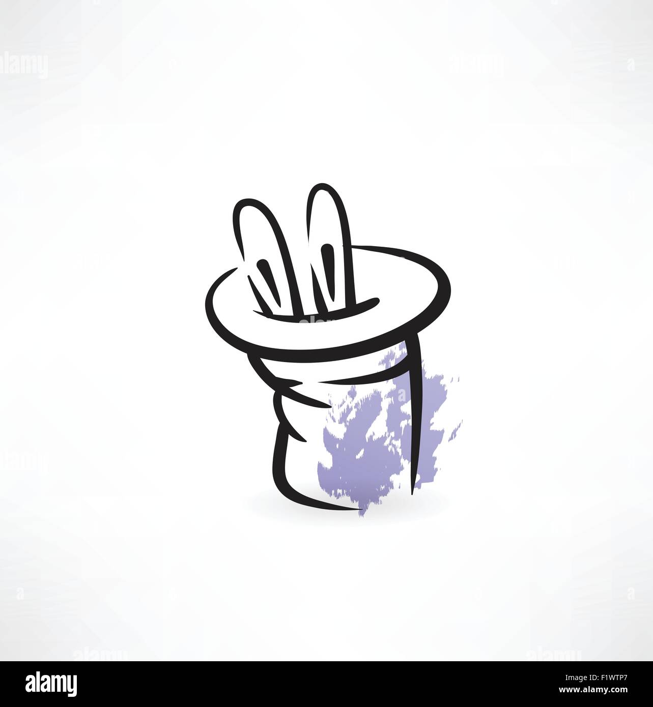 Magic rabbit ears icon hi-res stock photography and images - Alamy