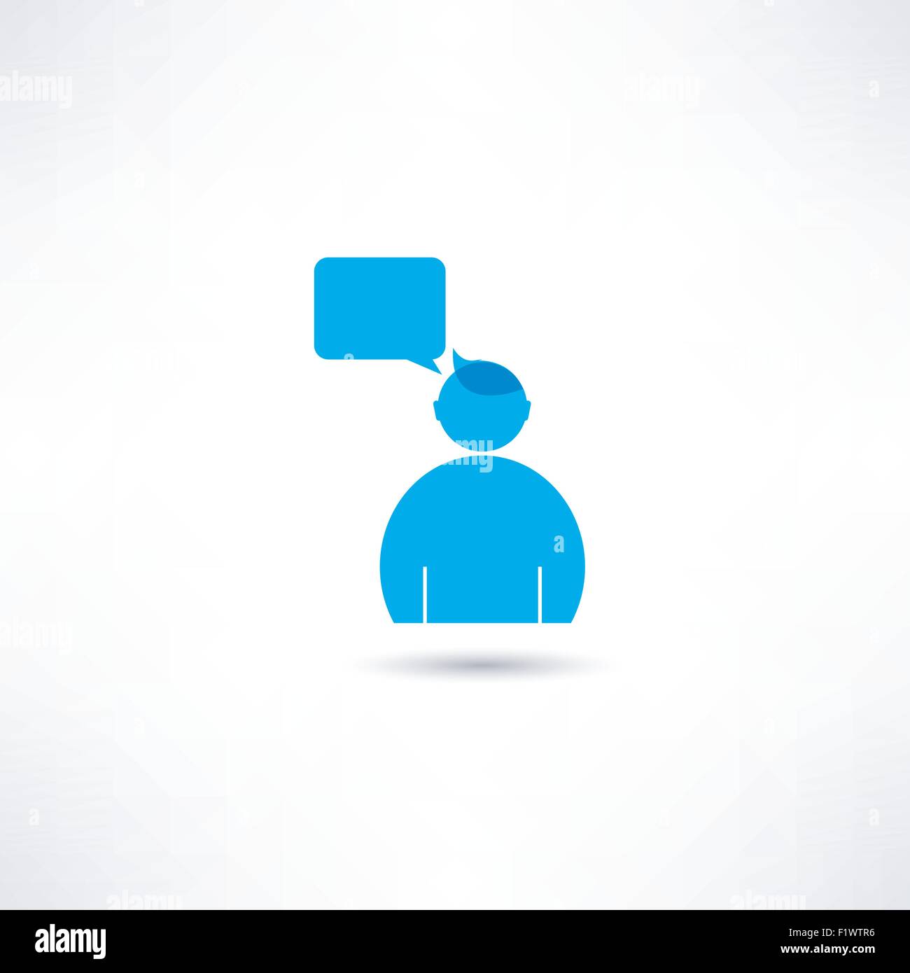 man speaking icon Stock Vector Image & Art - Alamy