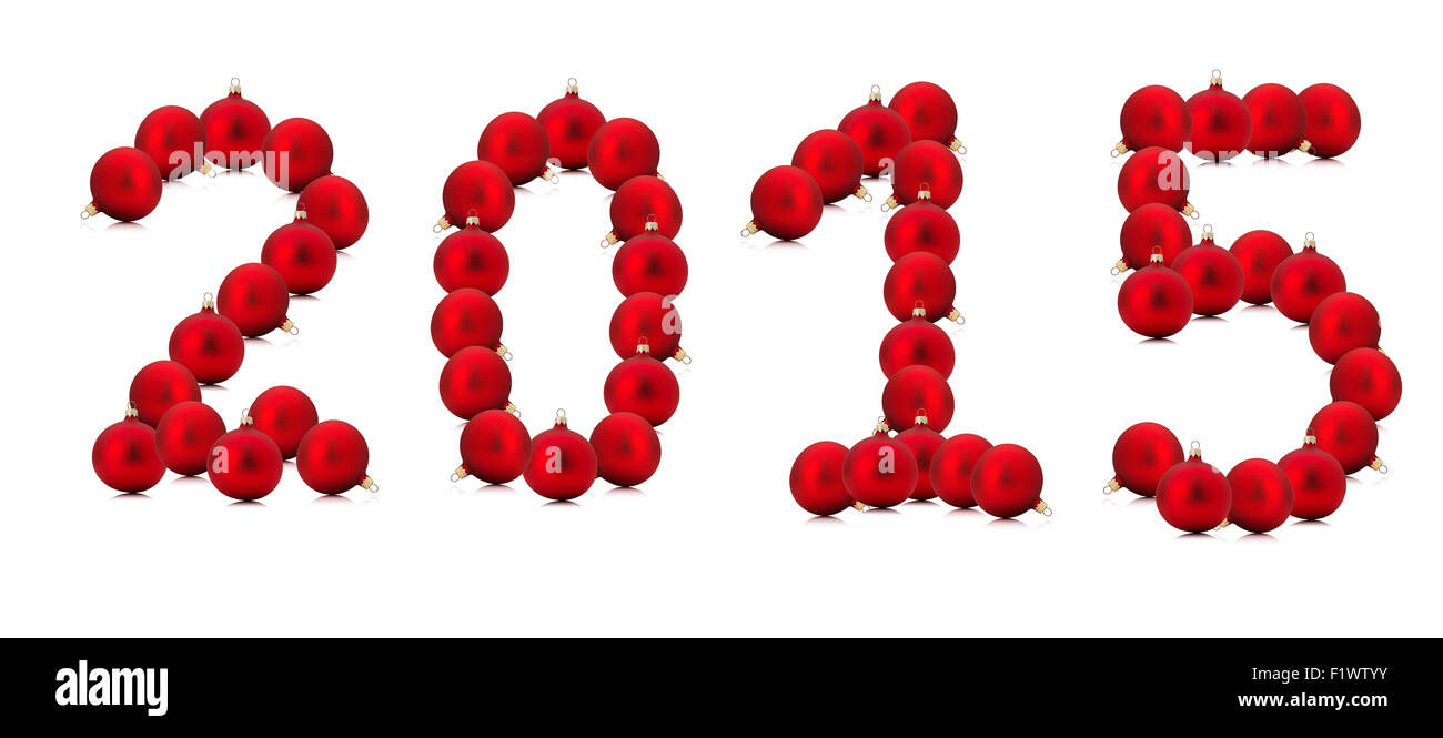 New year 2015 isolated on the white background Stock Photo - Alamy