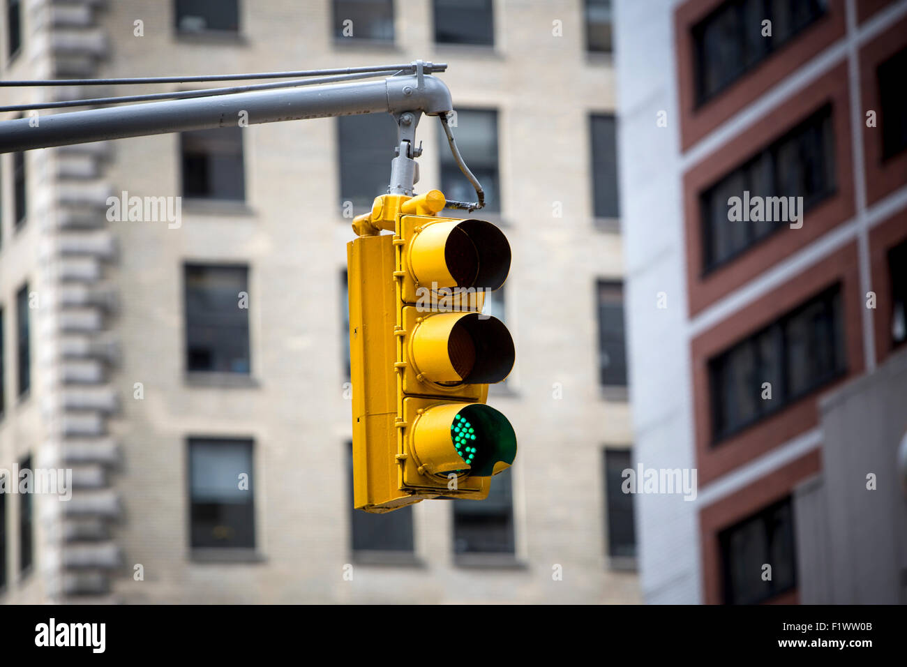Traffic lights in New York Stock Photo - Alamy
