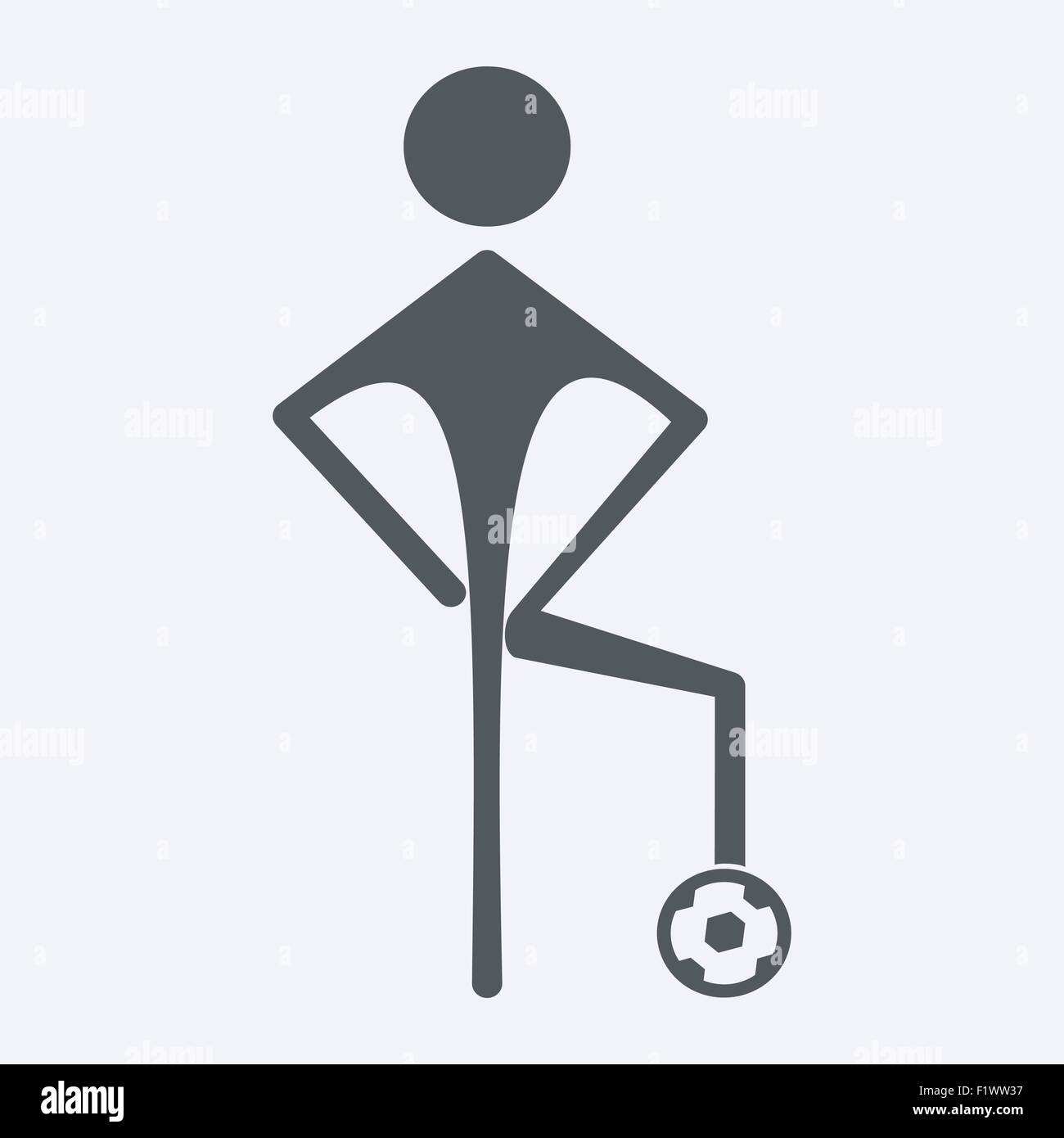 Icon footballer hi-res stock photography and images - Alamy