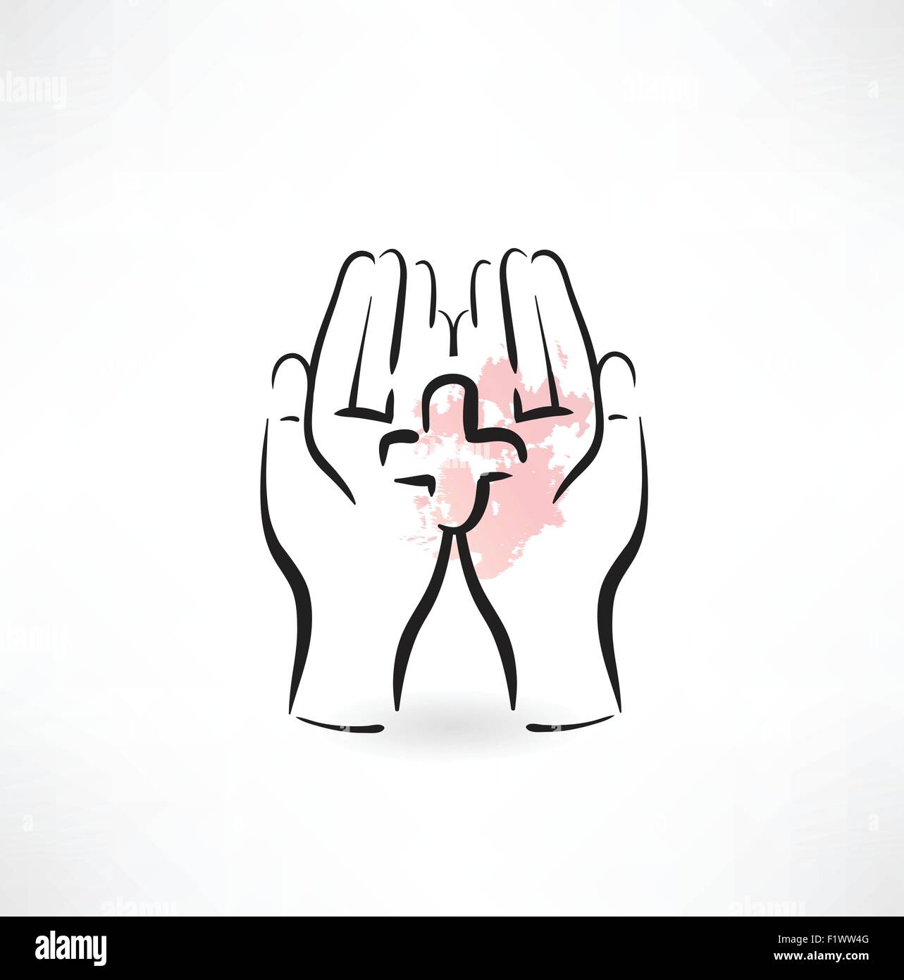 hands medicine icon Stock Vector Image & Art - Alamy
