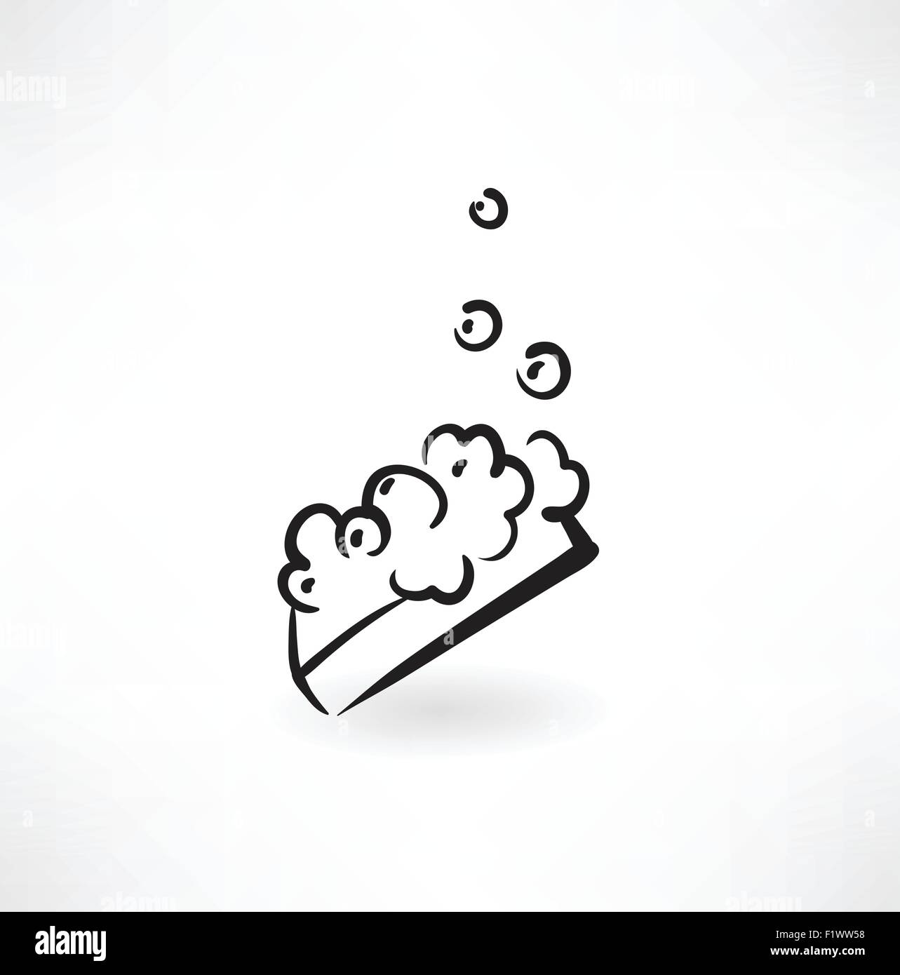 soapy sponge icon Stock Vector Image & Art - Alamy