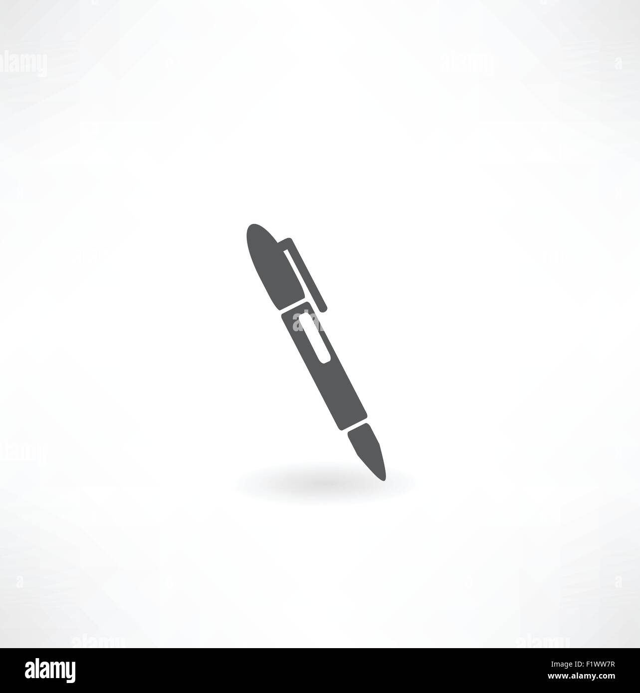 pen isolated on the white background with clipping path Stock Vector ...