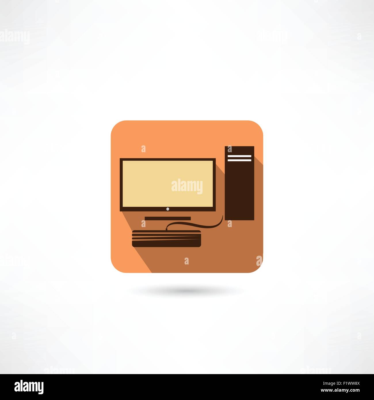 personal computer icon Stock Vector Image & Art - Alamy