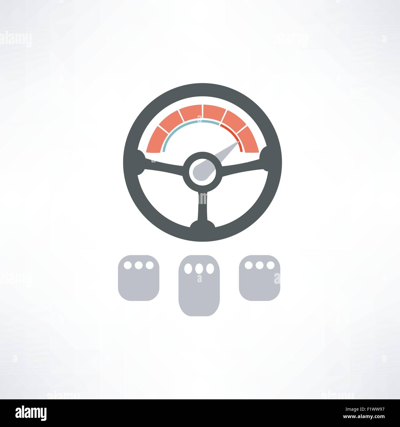 Electric car icon digital Stock Vector Images - Alamy