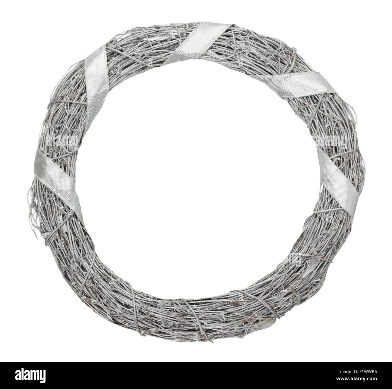 Christmas wreath on retro Cut Out Stock Images & Pictures - Alamy