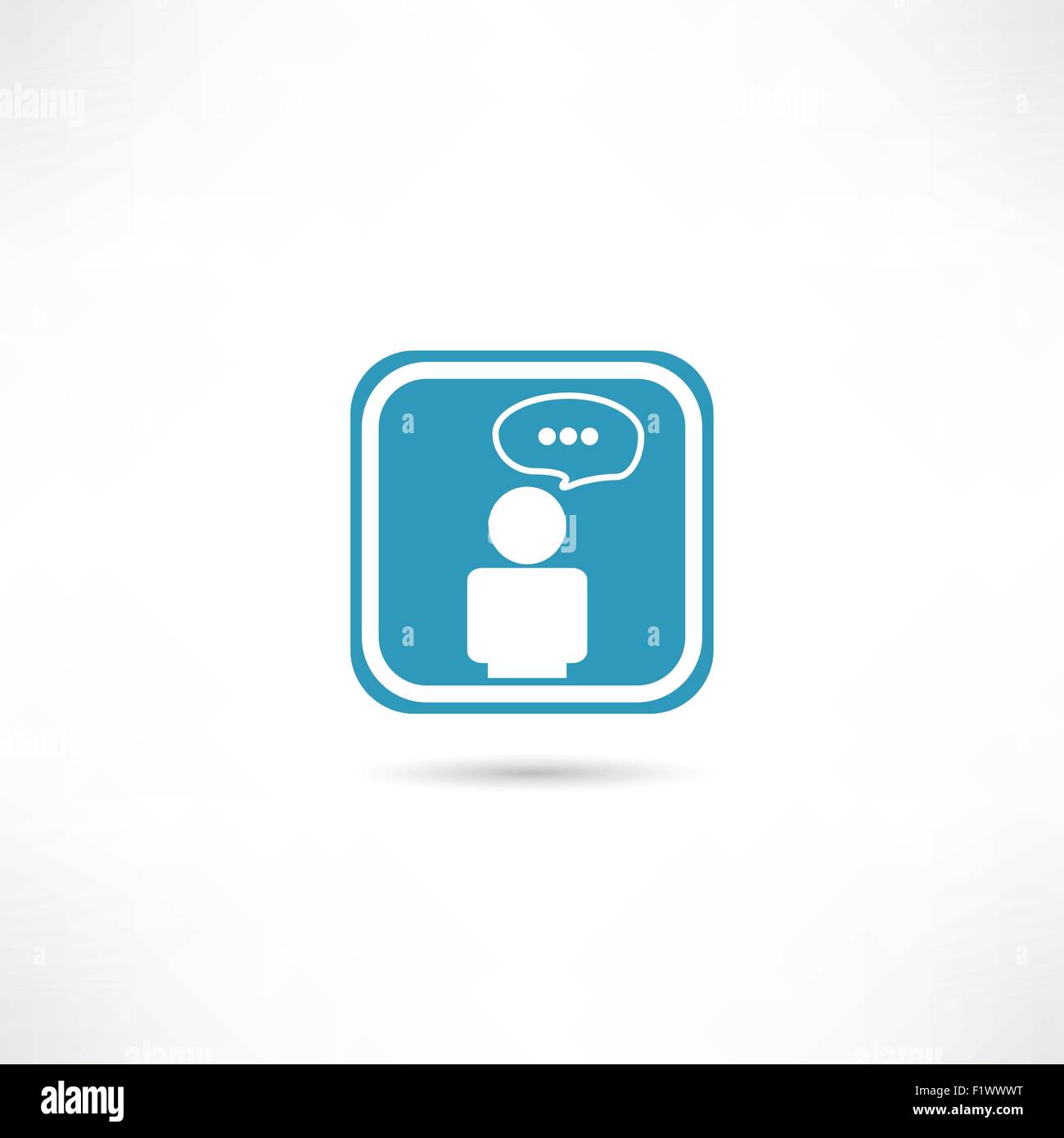 person speaking icon Stock Vector Image & Art - Alamy