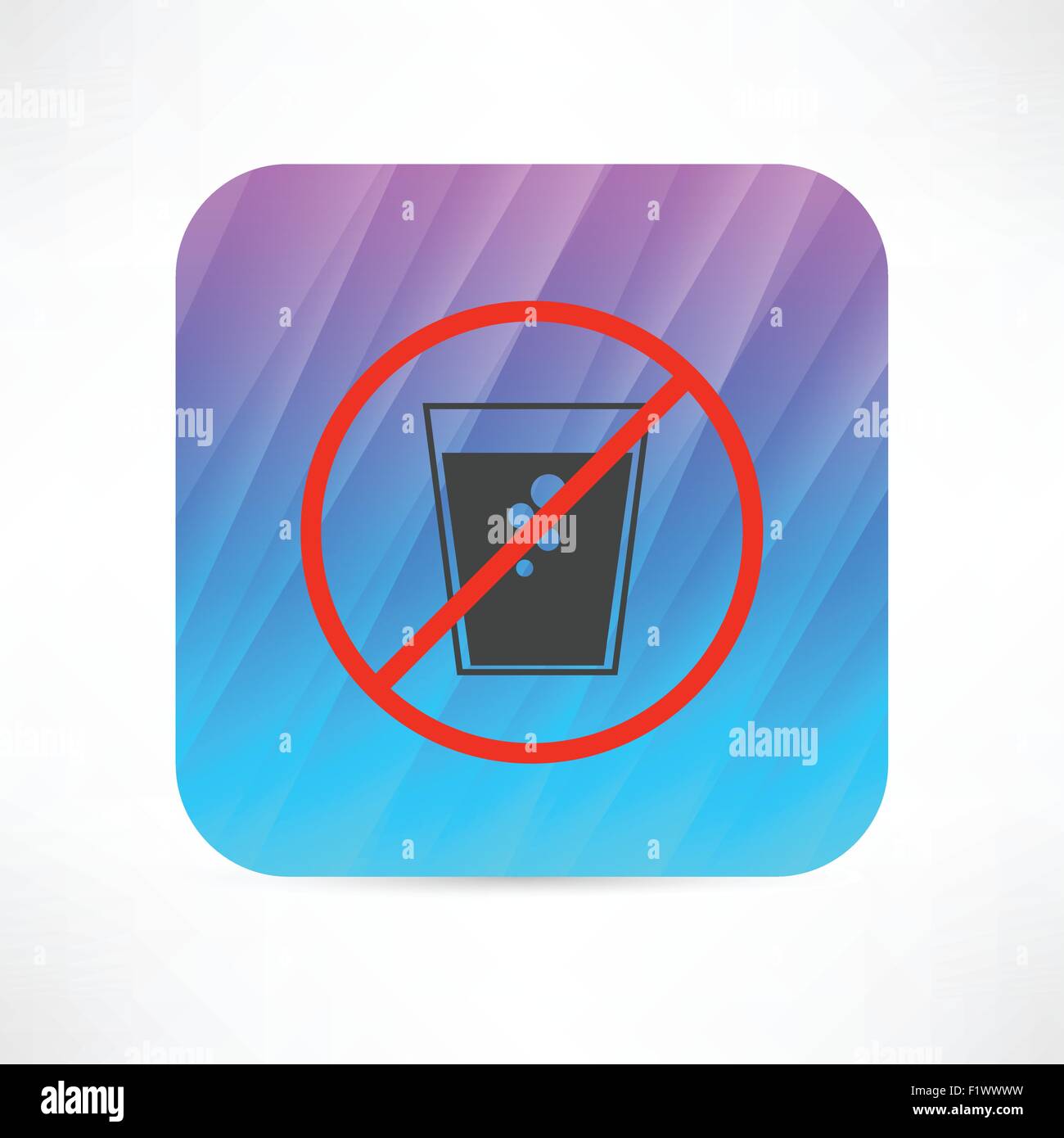 no soda water icon Stock Vector Image & Art - Alamy