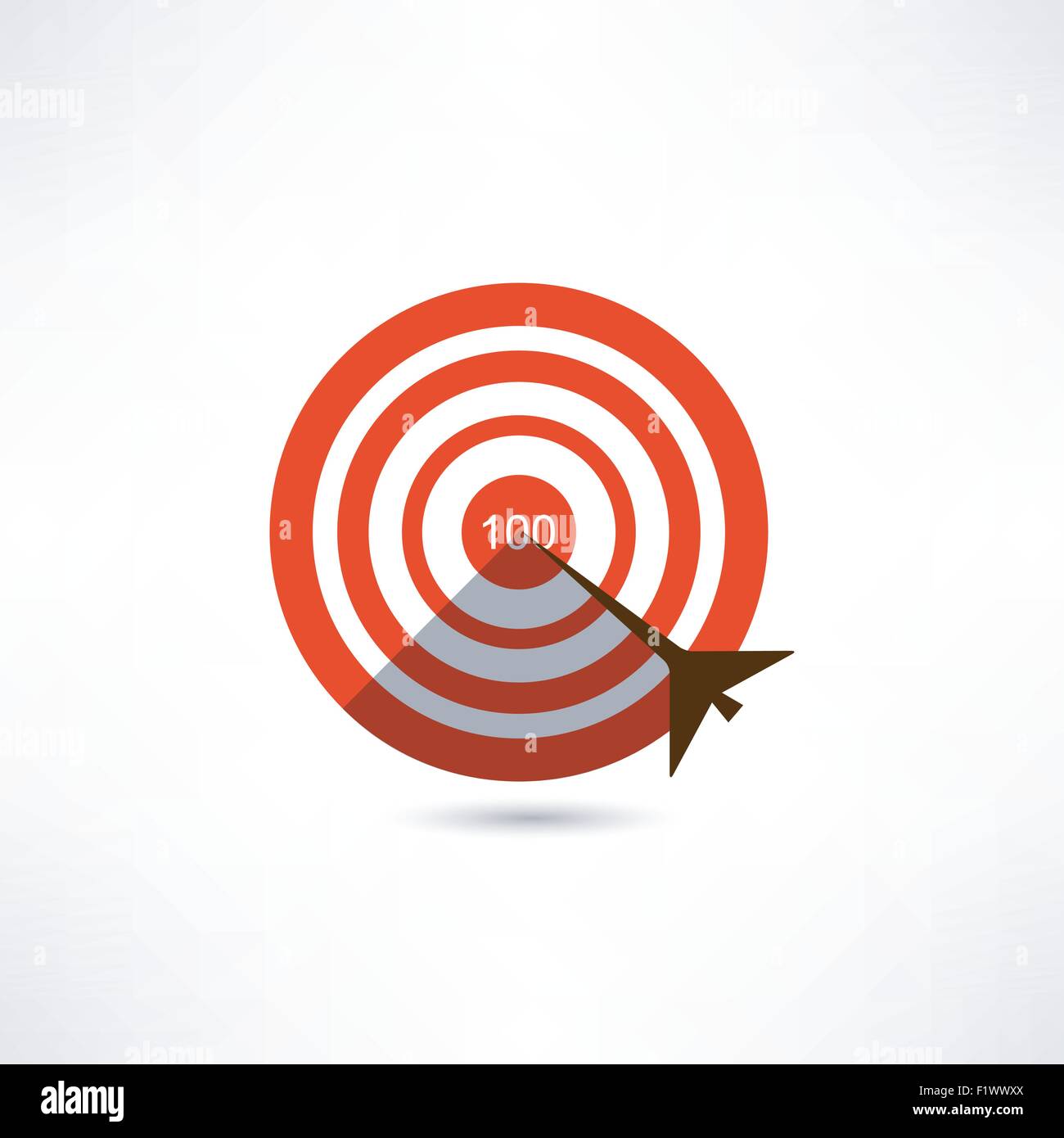 target and dart icon Stock Vector Image & Art - Alamy