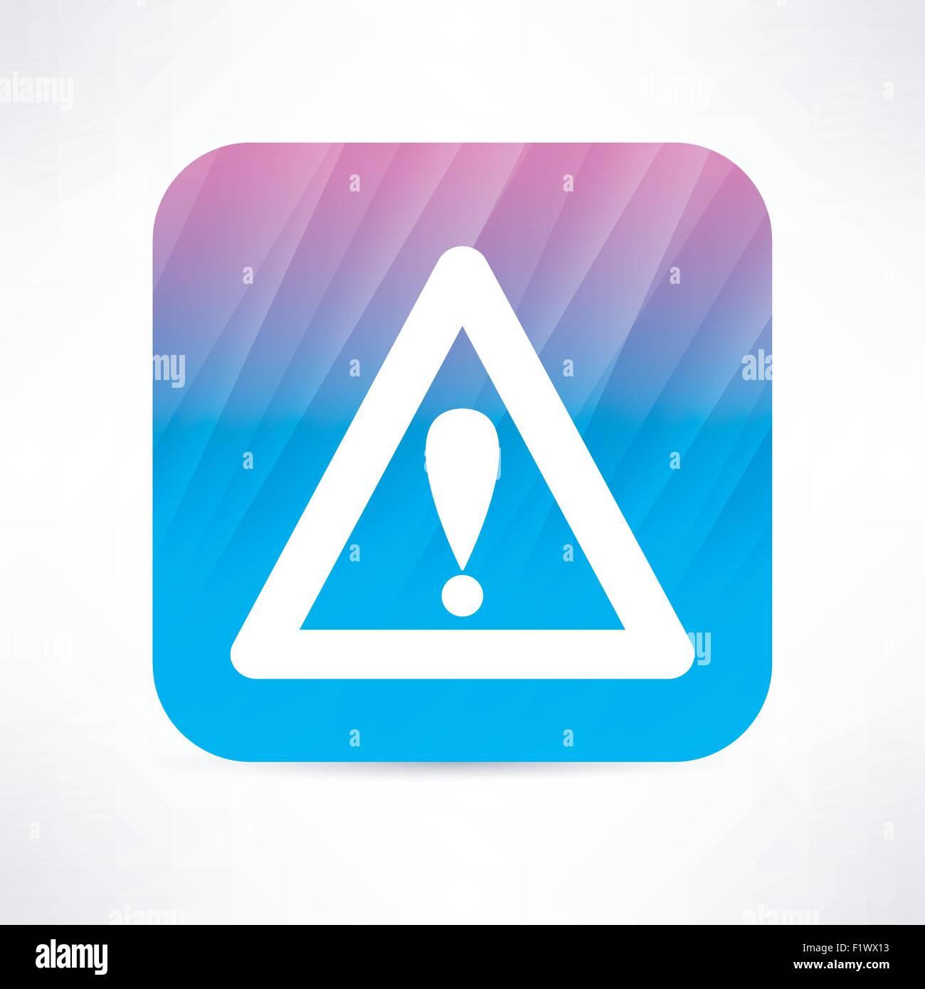 warning triangle icon Stock Vector Image & Art - Alamy