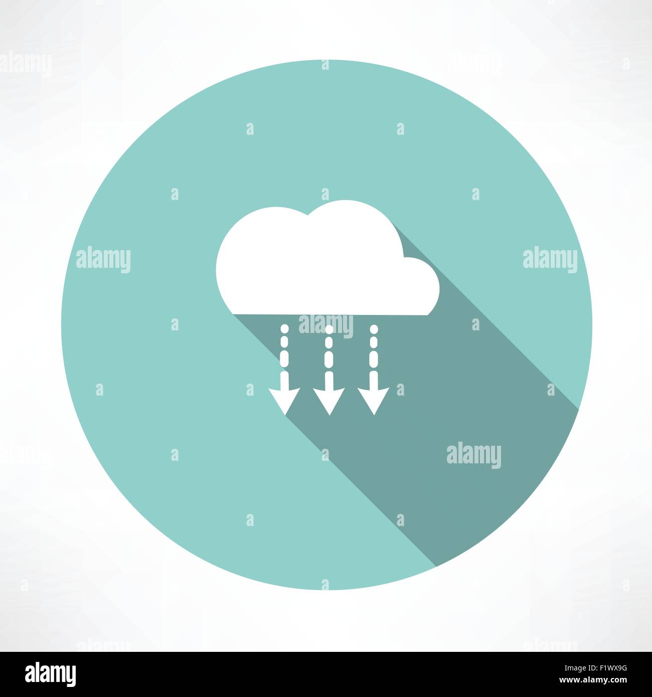 precipitation icon. Flat modern style vector illustration Stock Vector ...