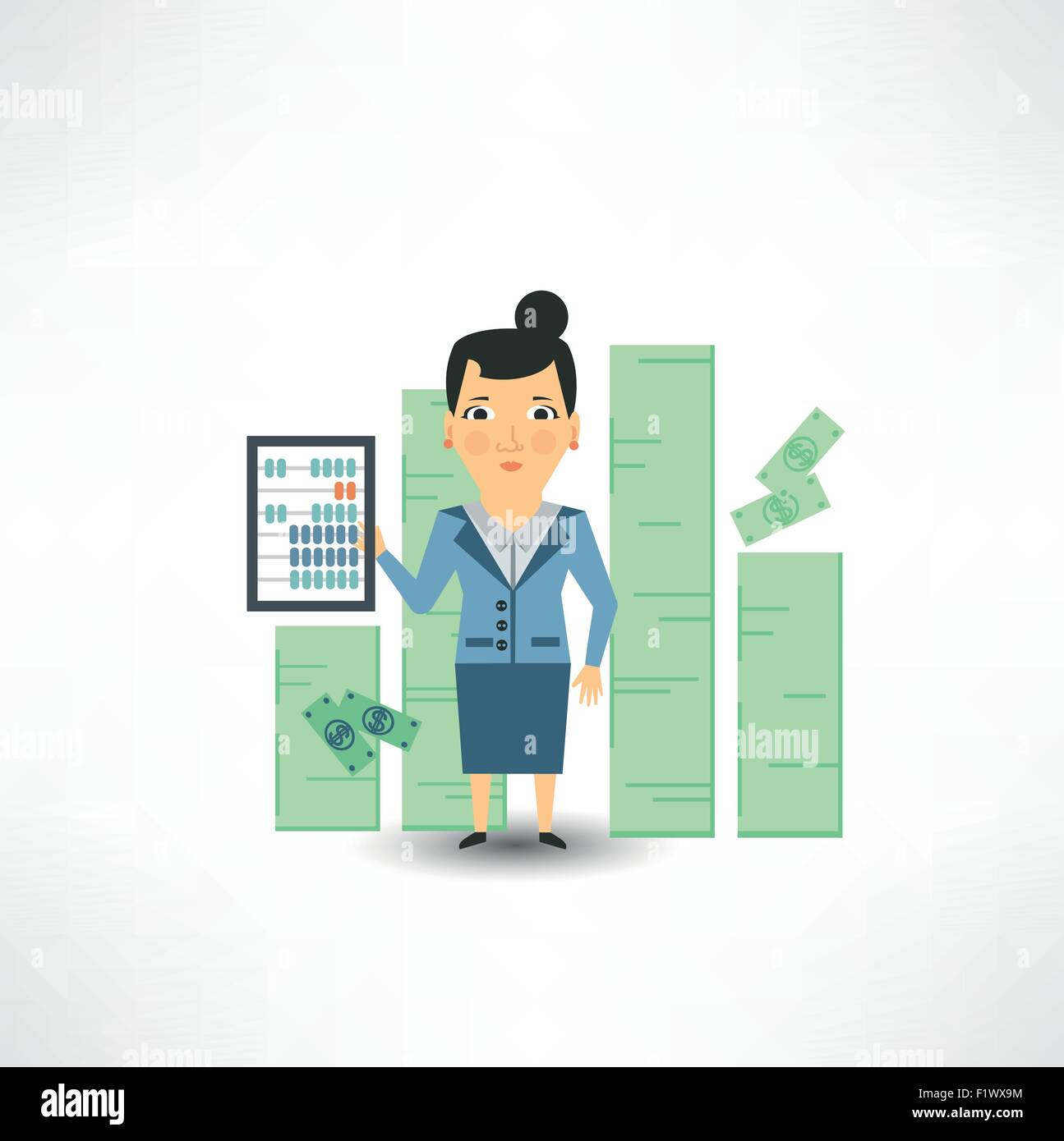 Money counting machine illustration hi-res stock photography and images ...