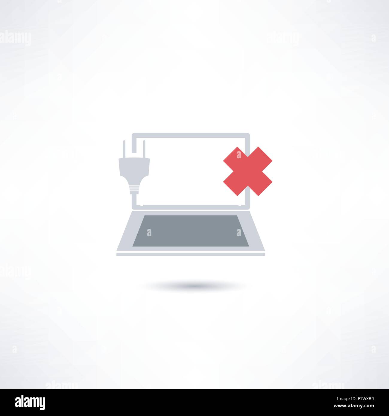 Laptop charging icon Stock Vector Image & Art - Alamy