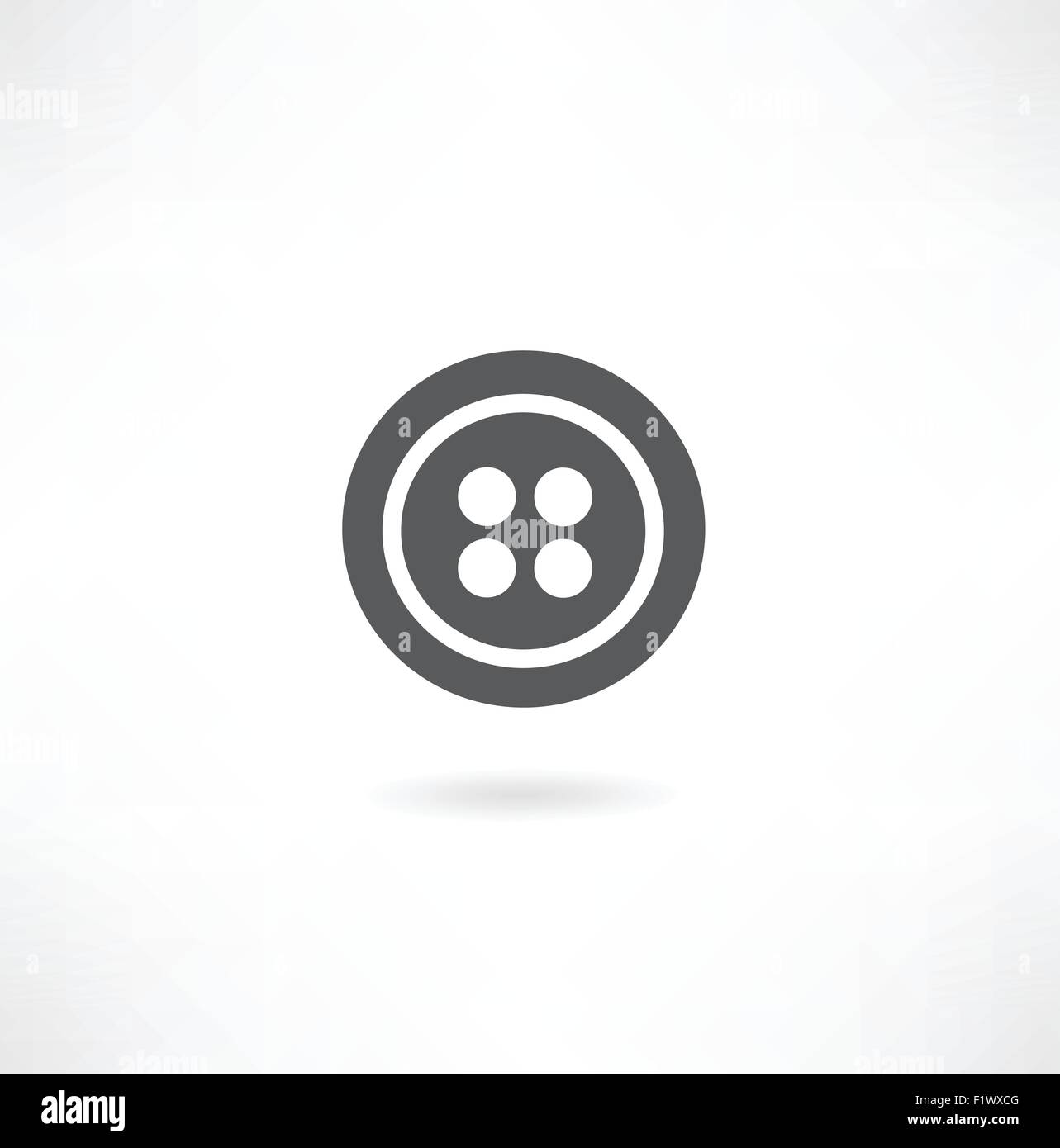 Button icon for clothes Stock Vector Image & Art - Alamy