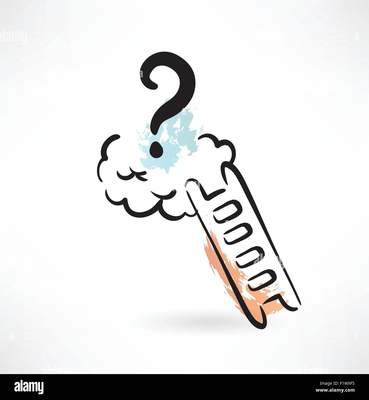 question ladder grunge icon Stock Vector Image & Art - Alamy