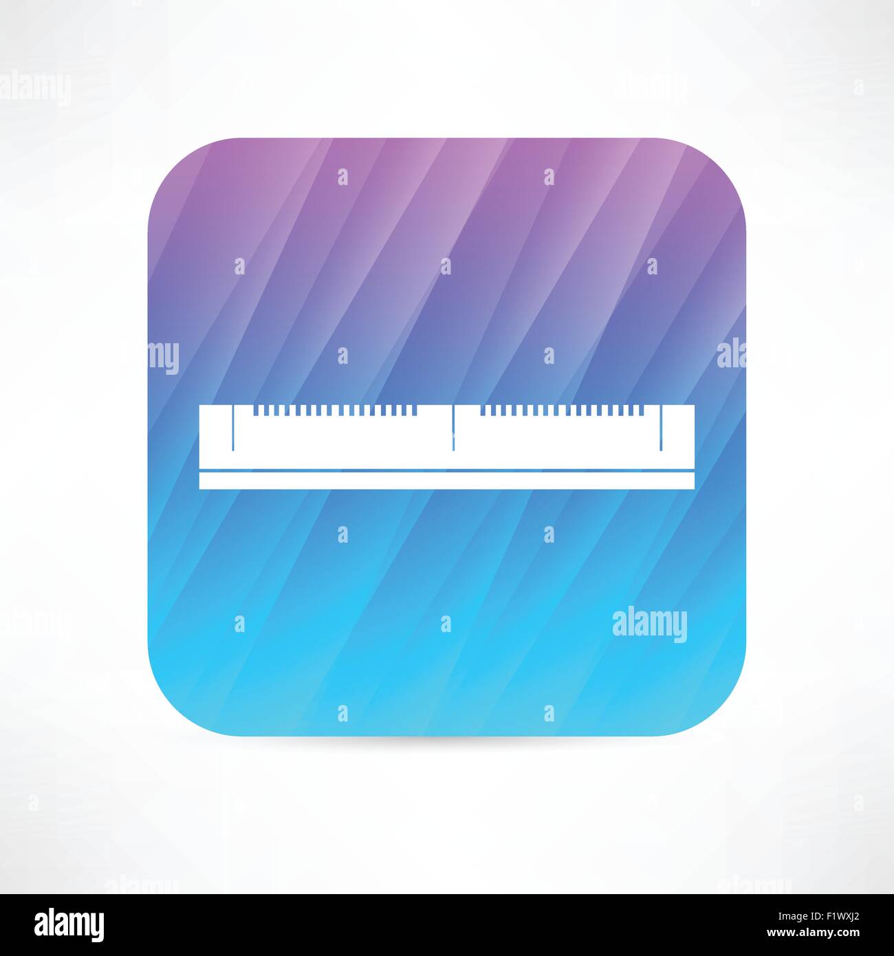 Ruler icon hi-res stock photography and images - Alamy