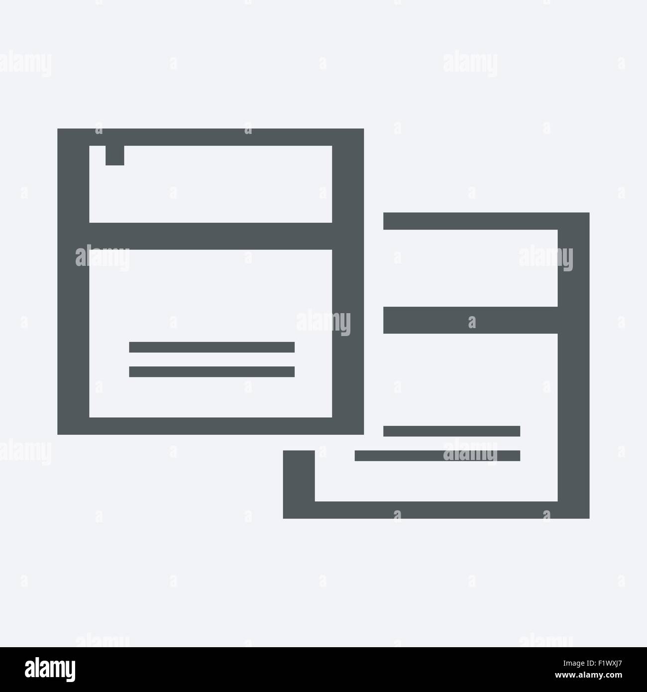 Vector document icon Stock Vector Image & Art - Alamy