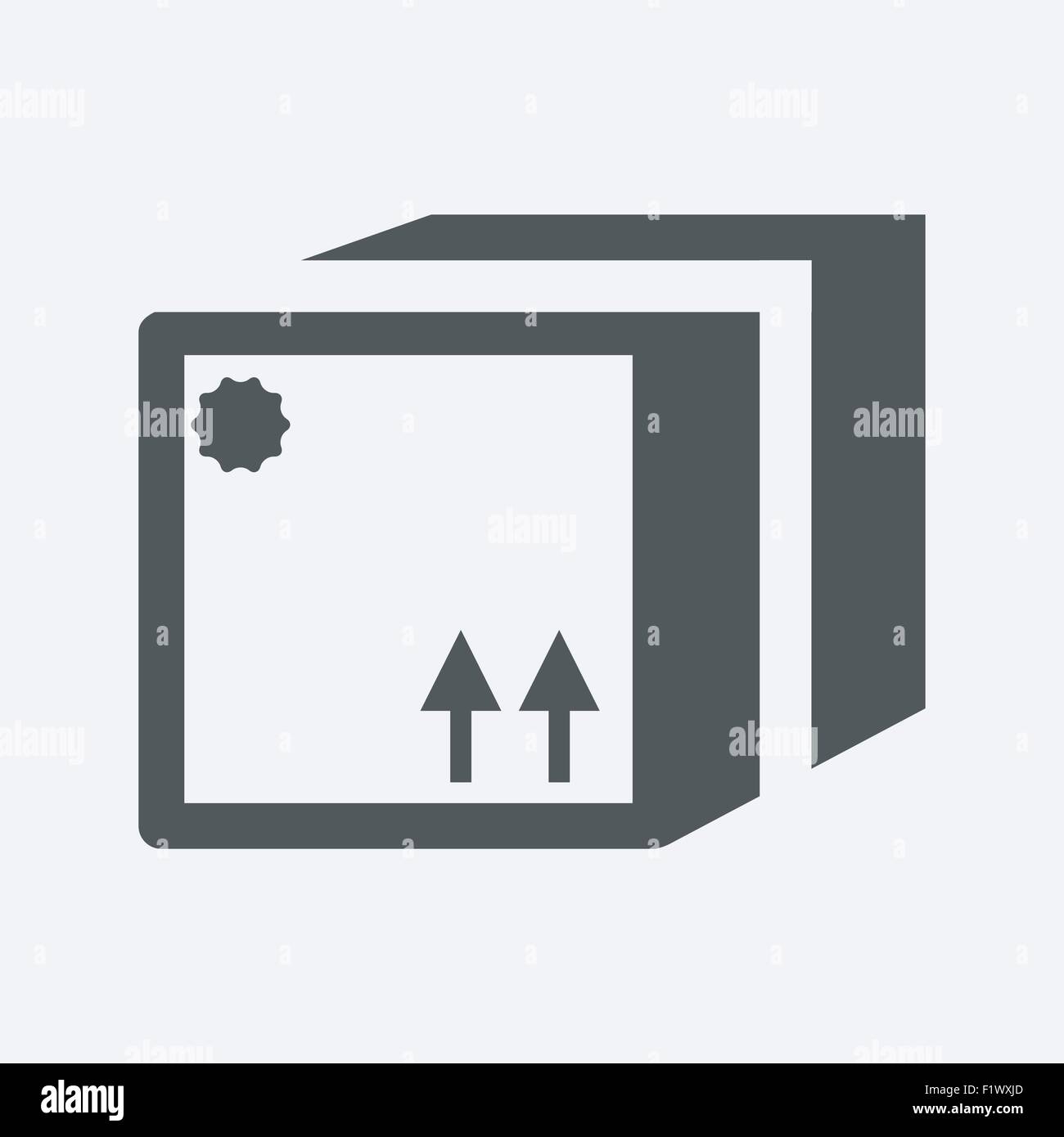 Vector sealed box icon Stock Vector Image & Art - Alamy