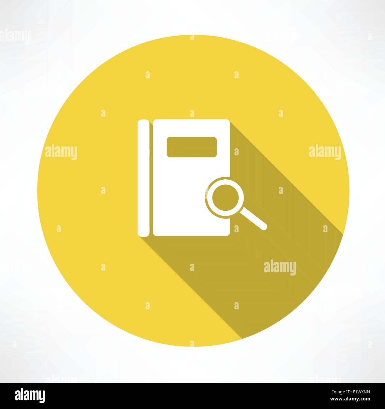 Sear in notepad icon. Flat modern style vector illustration Stock ...