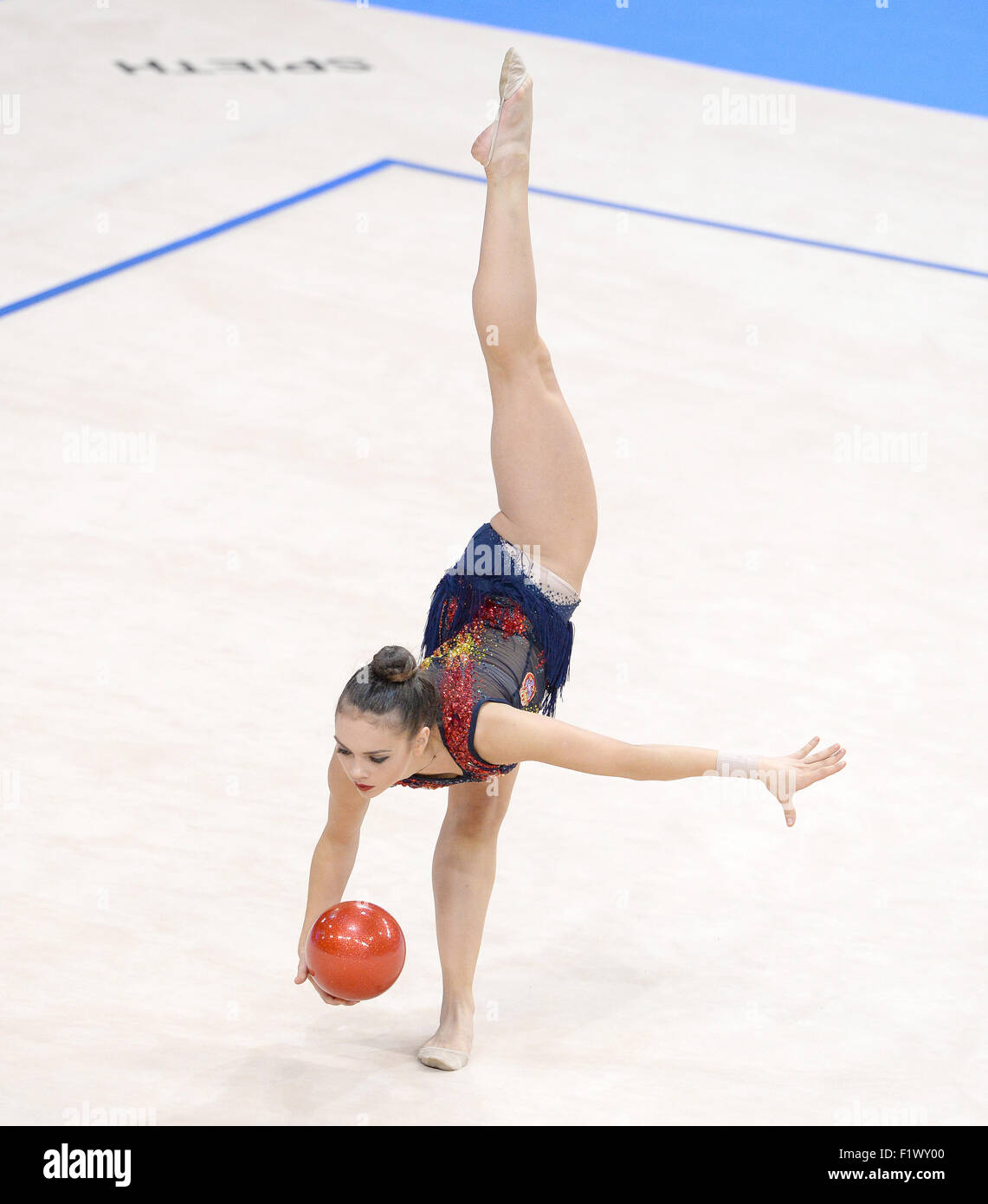 Stuttgart, Germany. 08th Sep, 2015. Milena Milacic of Serbia in action ...