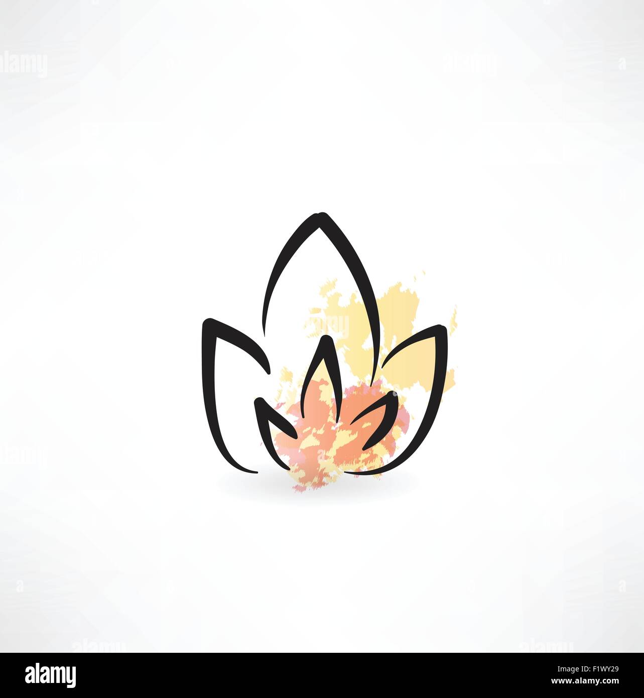 Alarm clock in fire Stock Vector Images - Alamy