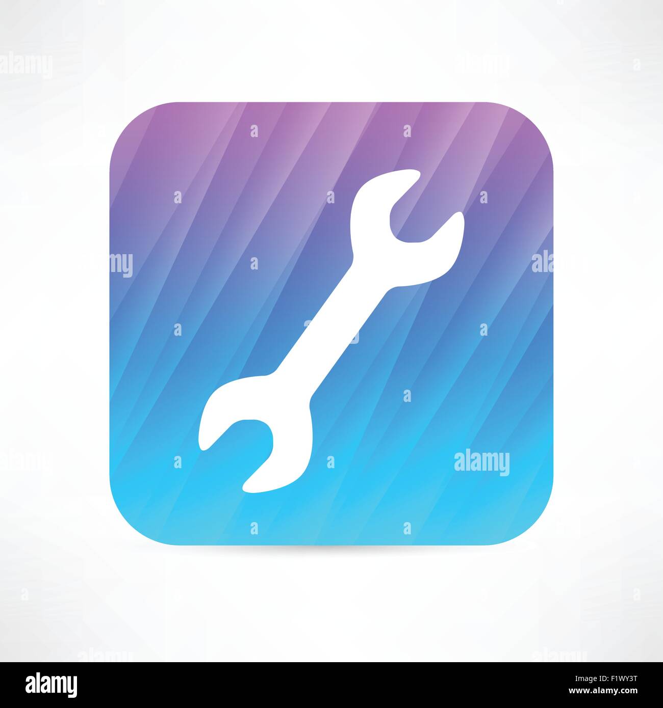 Sign with wrench Stock Vector Images - Alamy