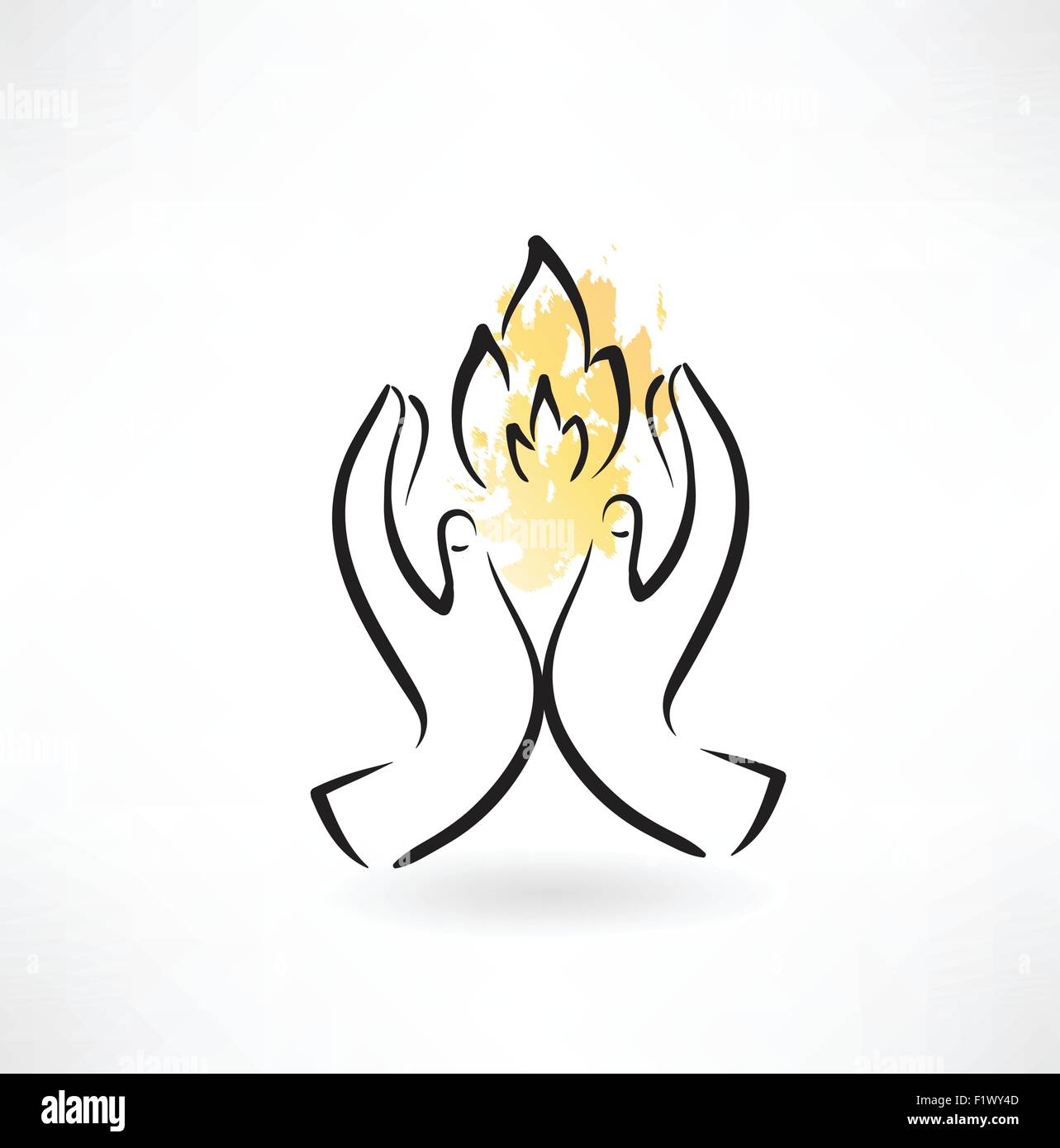 warm hands icon Stock Vector Image & Art - Alamy