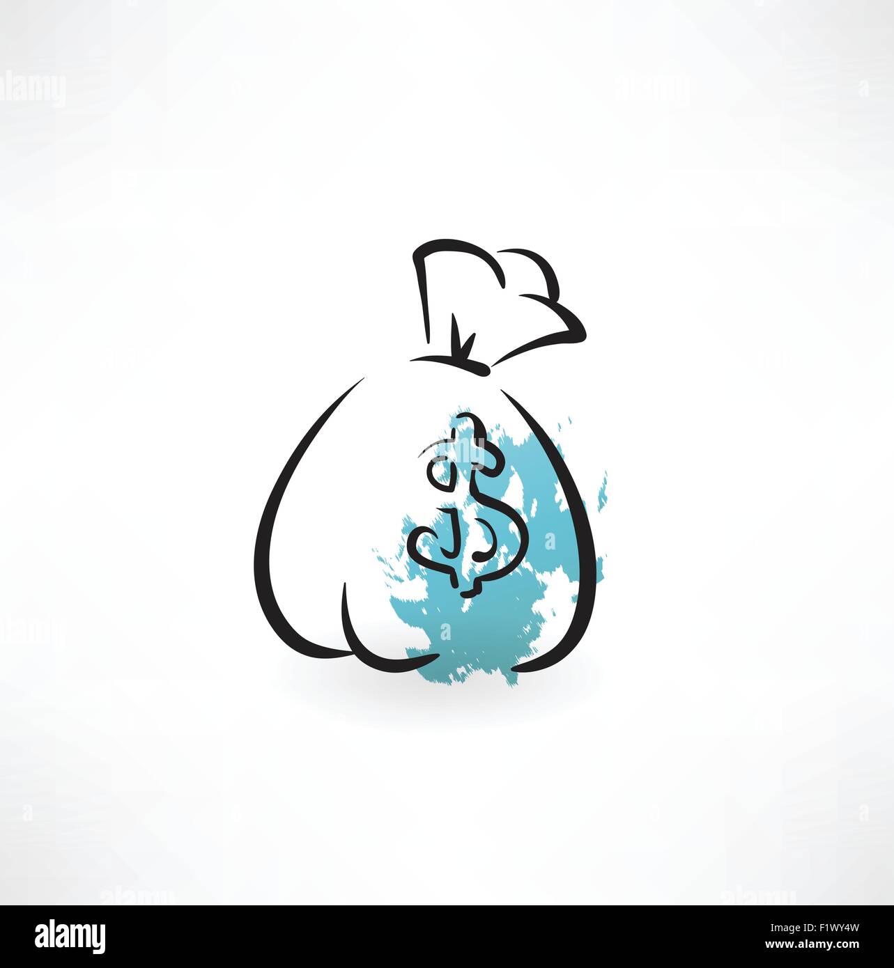 bag of money grunge icon Stock Vector Image & Art - Alamy