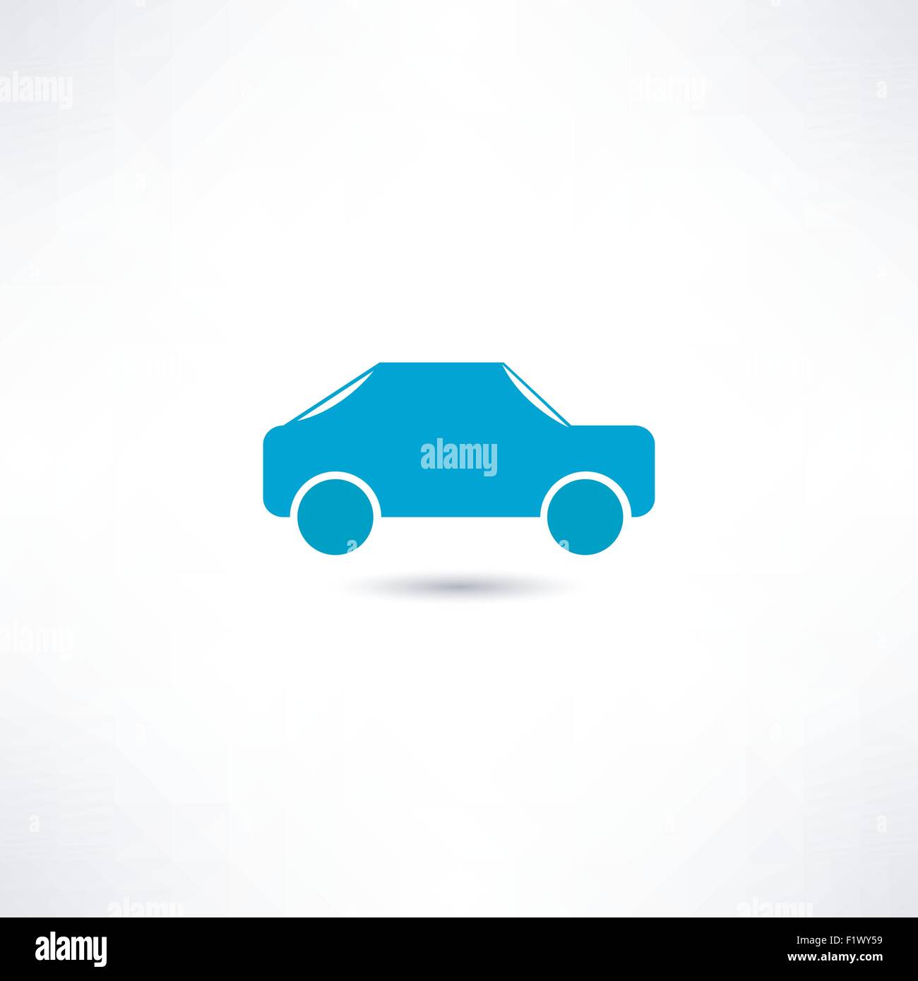 Worker holding car Stock Vector Images - Alamy
