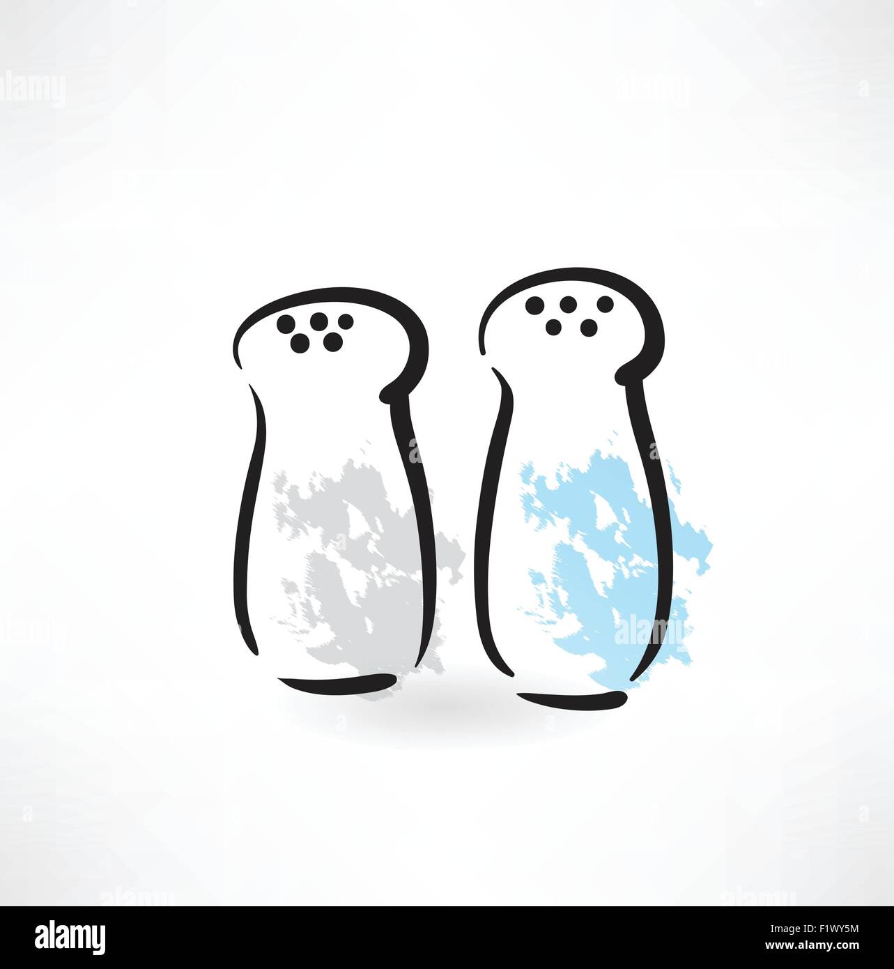 White salt shaker Stock Vector Images - Alamy