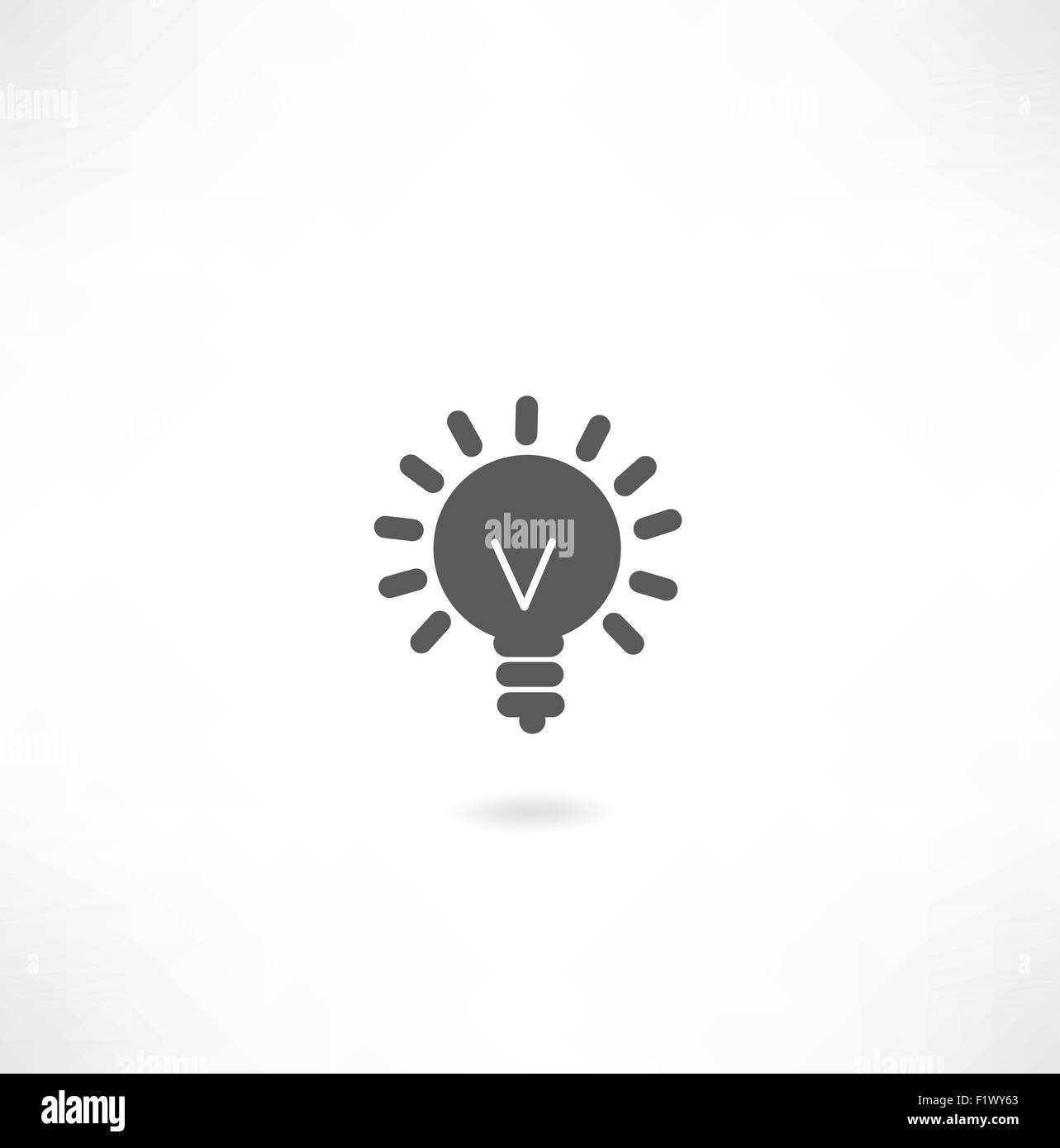 idea light bulb icon Stock Vector Image & Art - Alamy