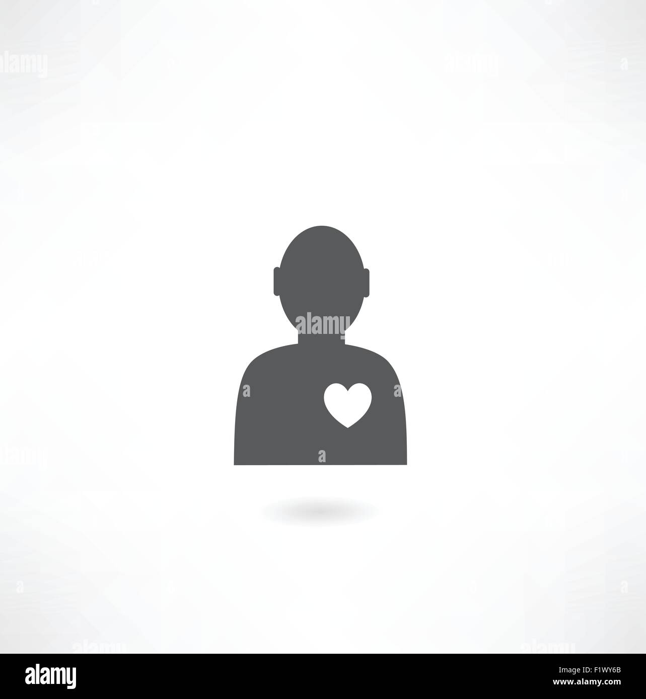 people with heart icon Stock Vector Image & Art - Alamy