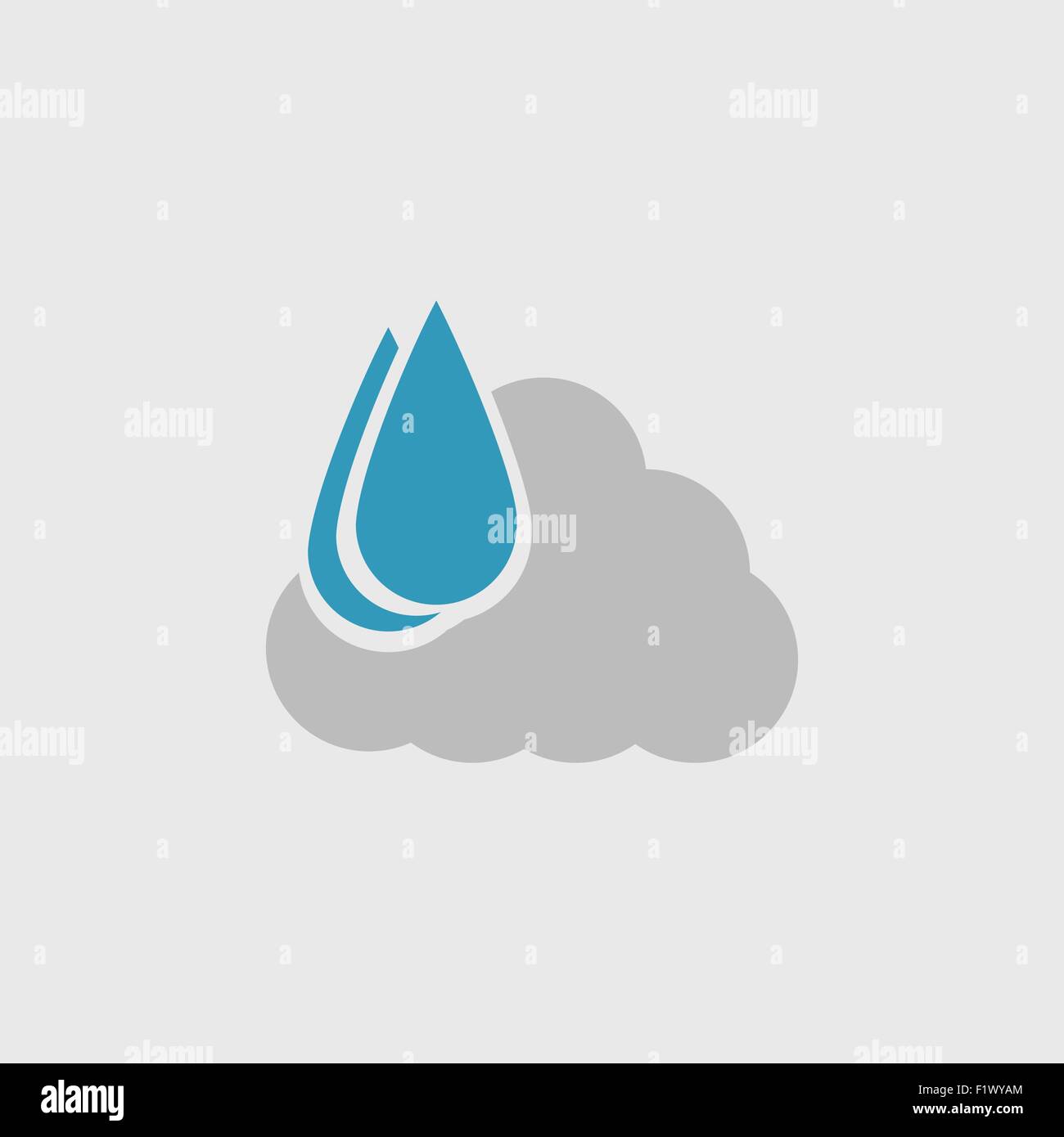 Rain drops view Stock Vector Images - Alamy