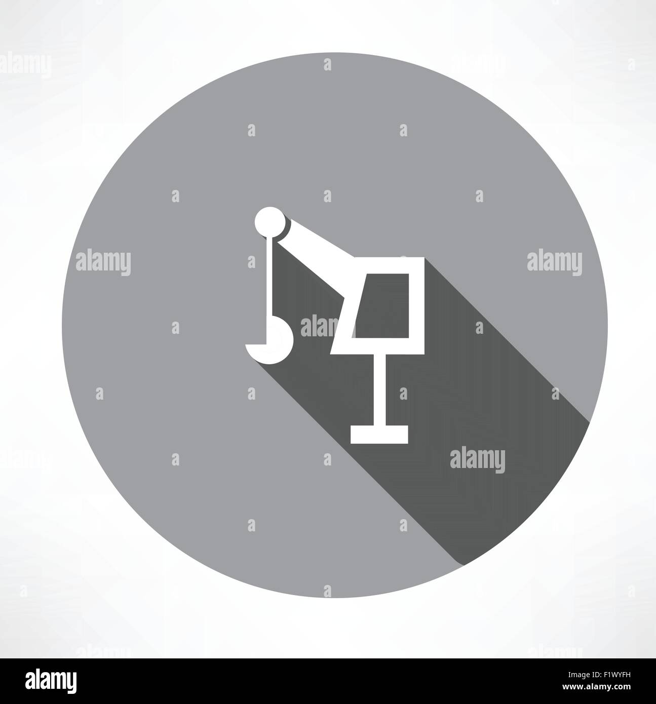hoisting crane icon. Flat modern style vector illustration Stock Vector ...