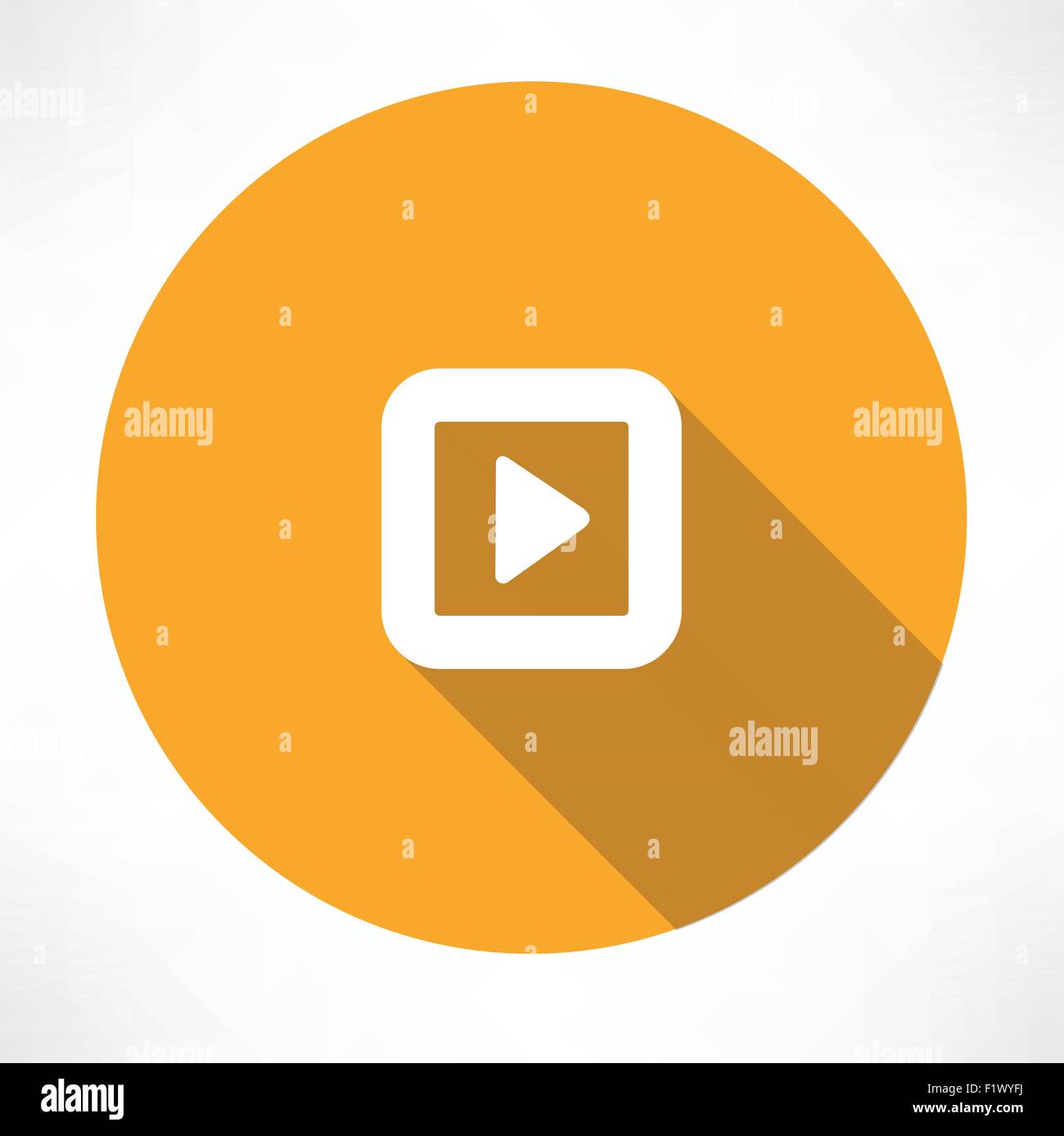 Play icon. Flat modern style vector illustration Stock Vector Image ...