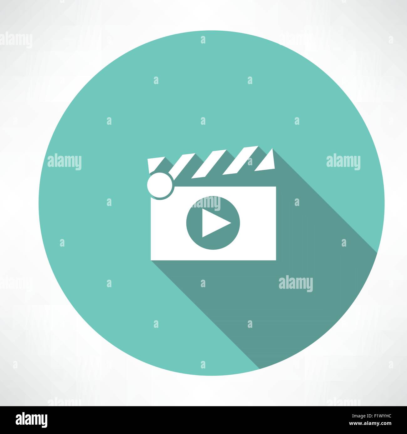 media player icon. Flat modern style vector illustration Stock Vector ...