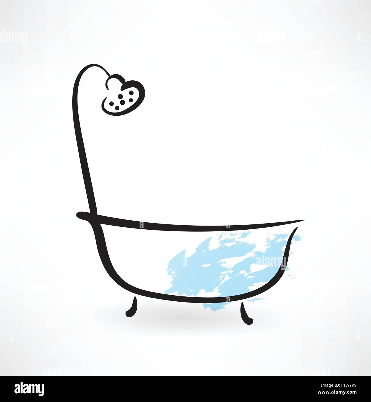 douche grunge icon Stock Vector Image & Art - Alamy