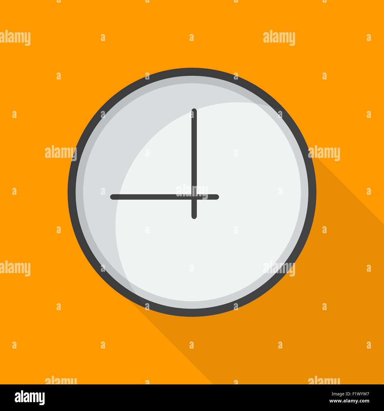 Clock fingers Stock Vector Images - Alamy