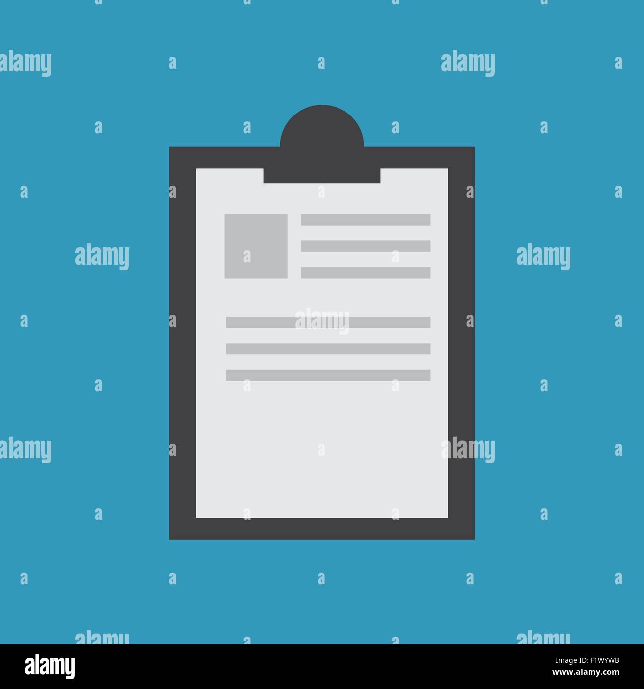 Document with graphic Stock Vector Images - Alamy