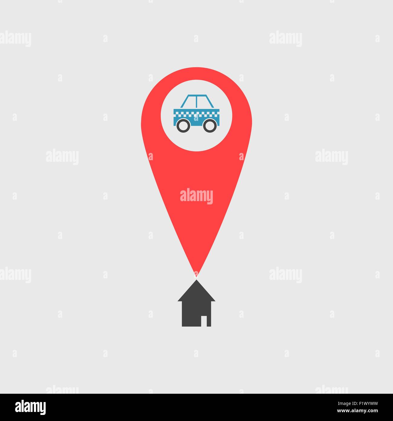 Location and destination icons Stock Vector Image & Art - Alamy