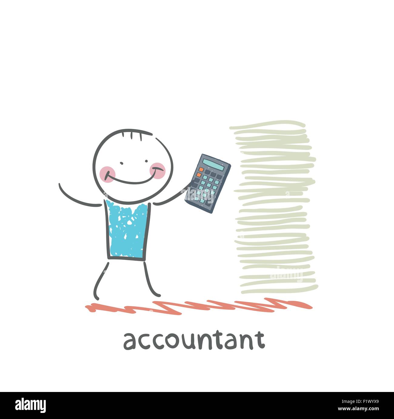 Doctor calculator Stock Vector Images - Alamy