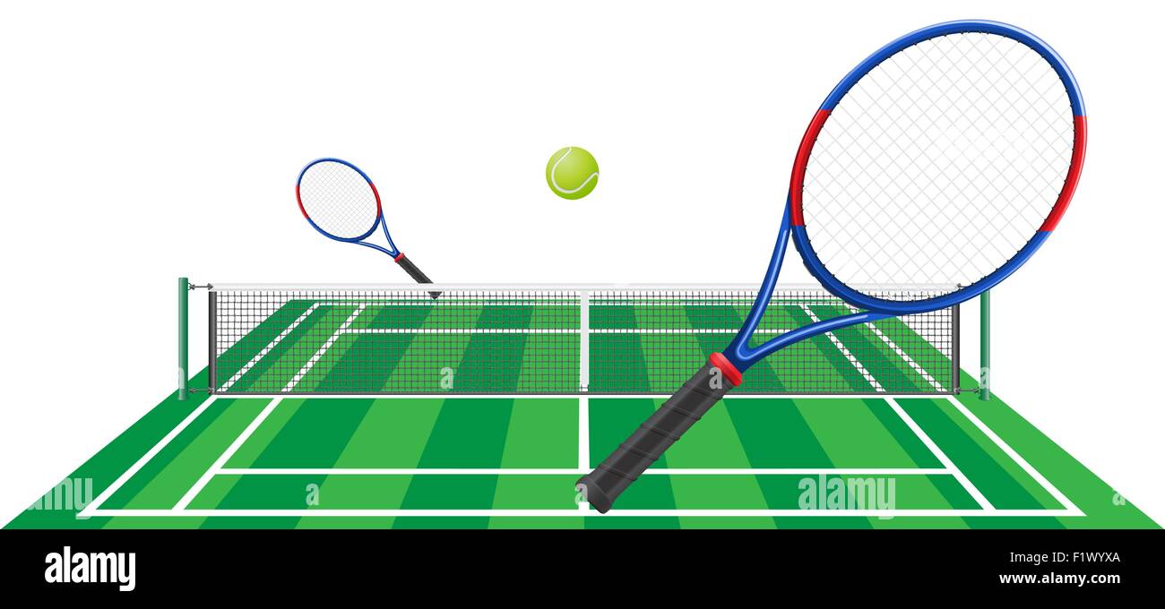 tennis vector illustration isolated on white background Stock Vector ...