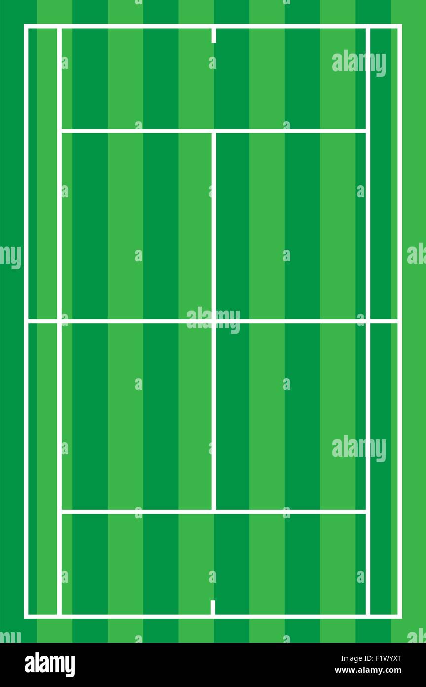 tennis court vector illustration Stock Vector Image & Art - Alamy