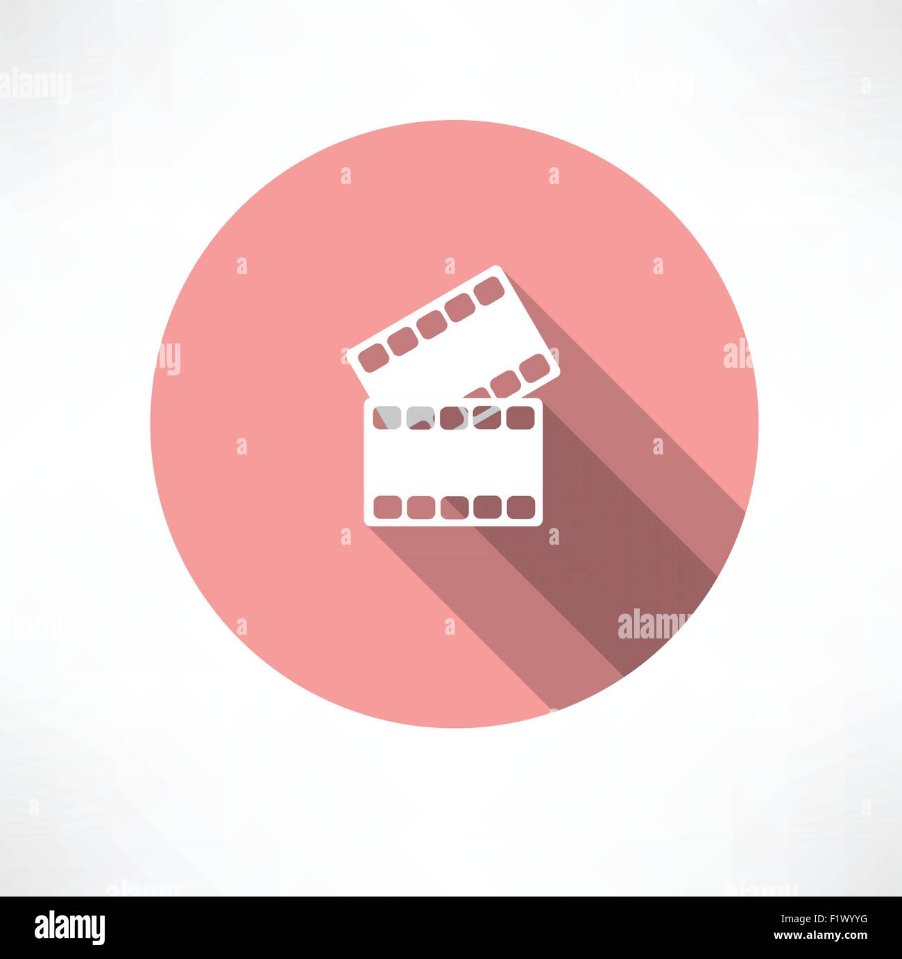 Film icon Flat modern style vector illustration Stock Vector Image ...