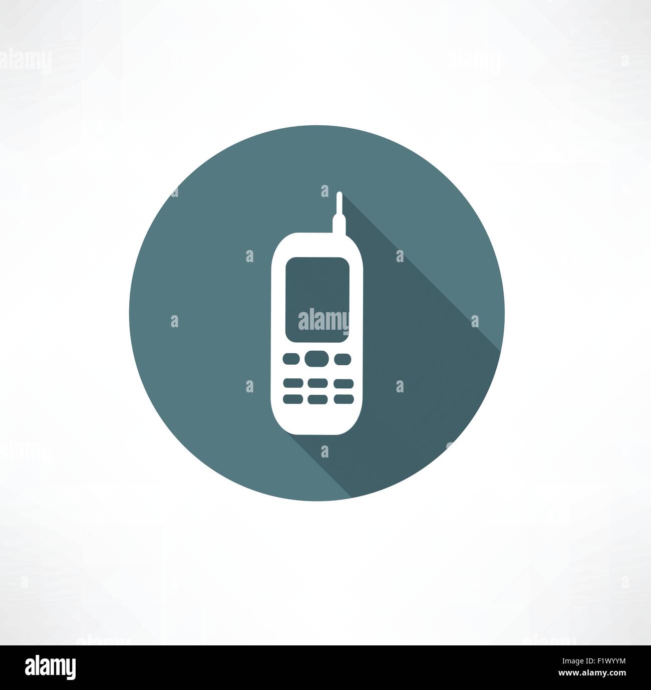 Mobile phones icons set Flat modern style vector illustration Stock ...